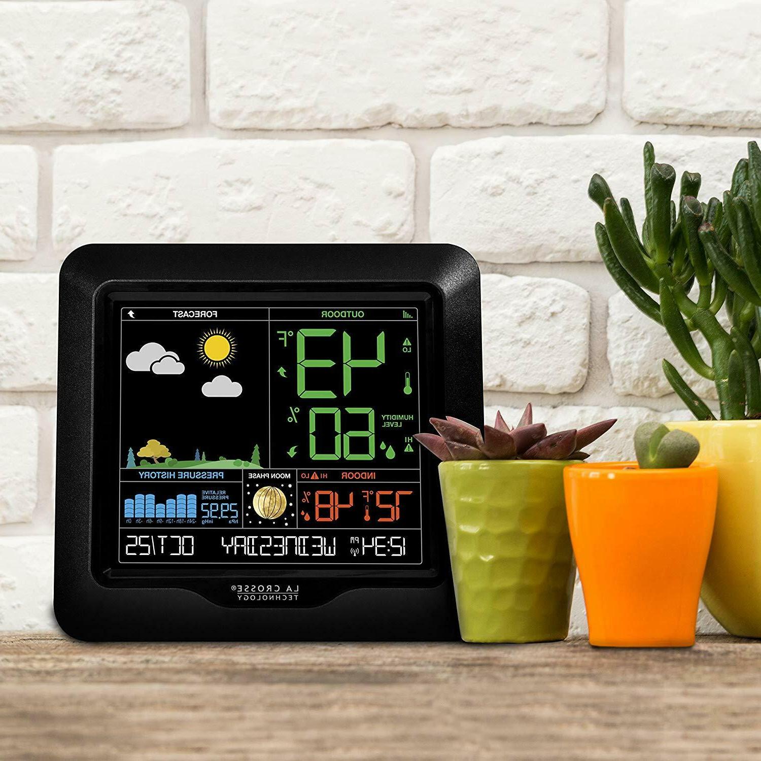 Fully Functional Home Weather Station, Black Digital Color